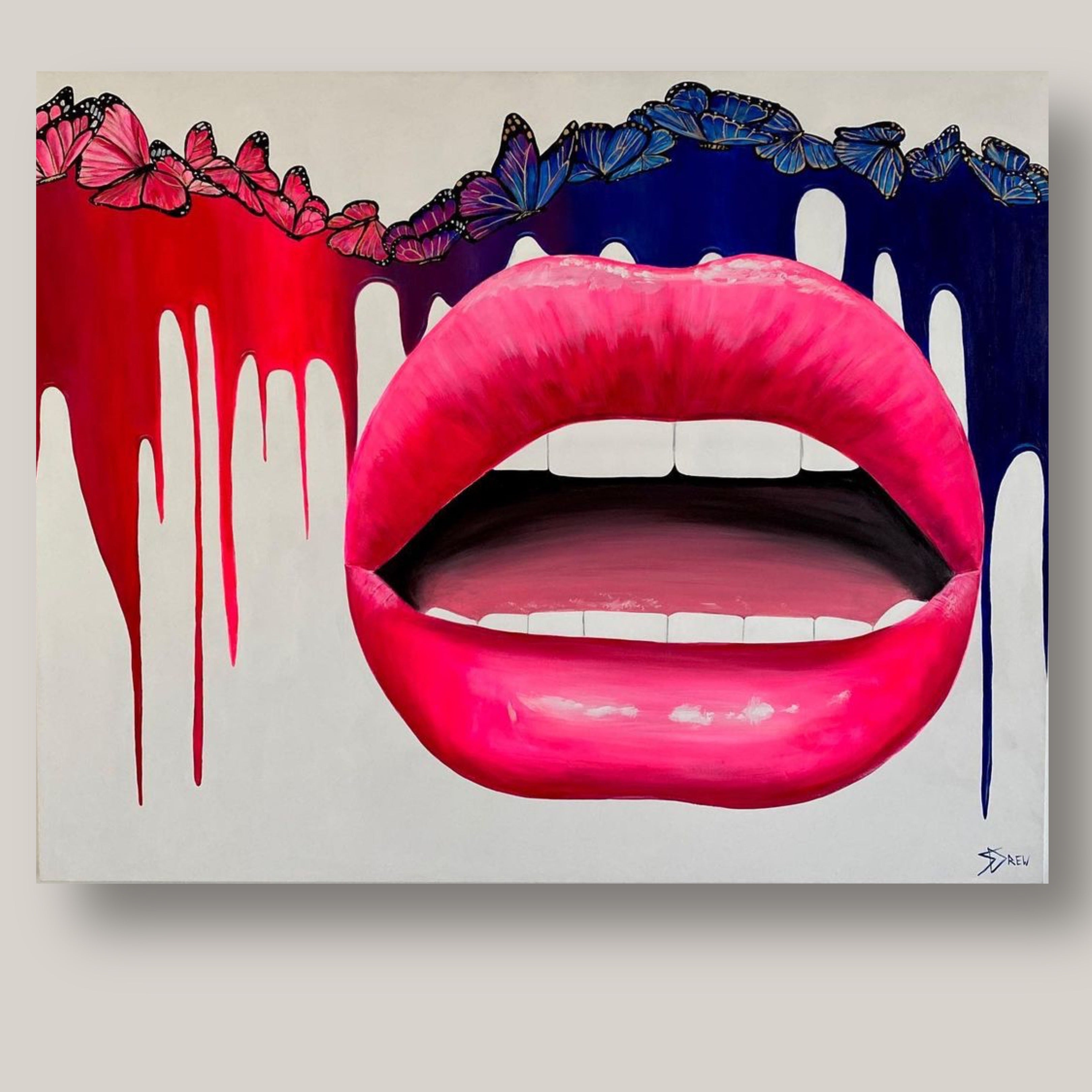 Signature Lips Paintings – Shonna Drew